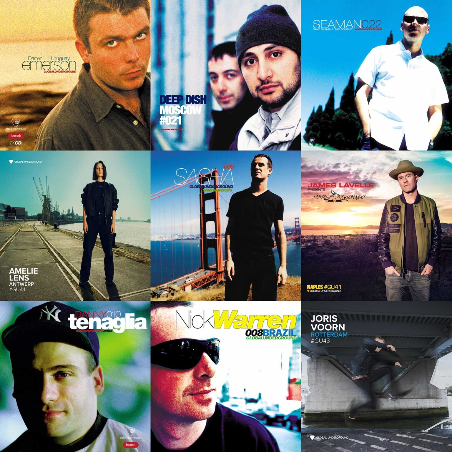 CITY SERIES COVERS - 7" ART PRINT PACKS - Global Underground